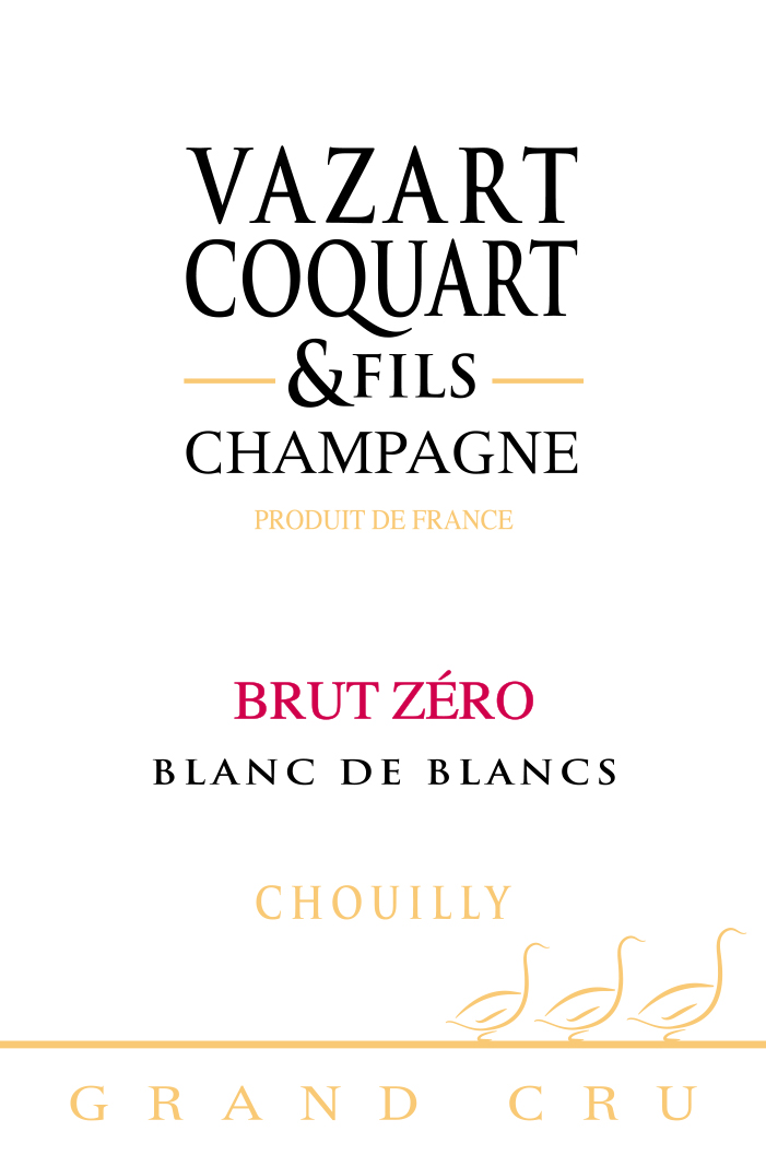 Brut Zero champagne, 100% Chardonnay, perfect for meals or aperitif ...